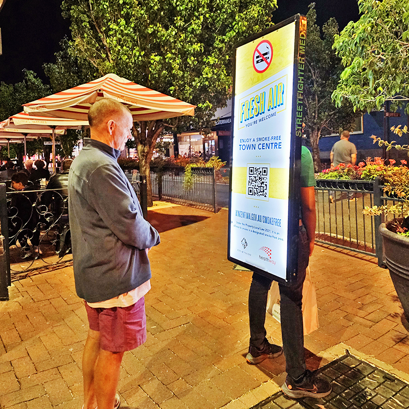 Human Billboards | Streetfighter Media | Backpack Billboards, Walking ...